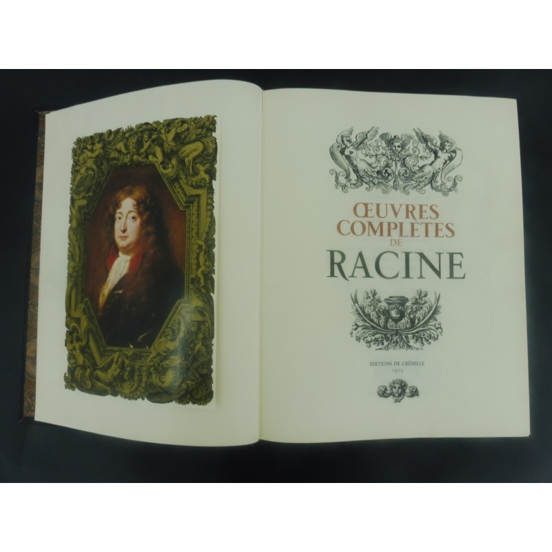 Racine oeuvres complètes édition Crémille 1973