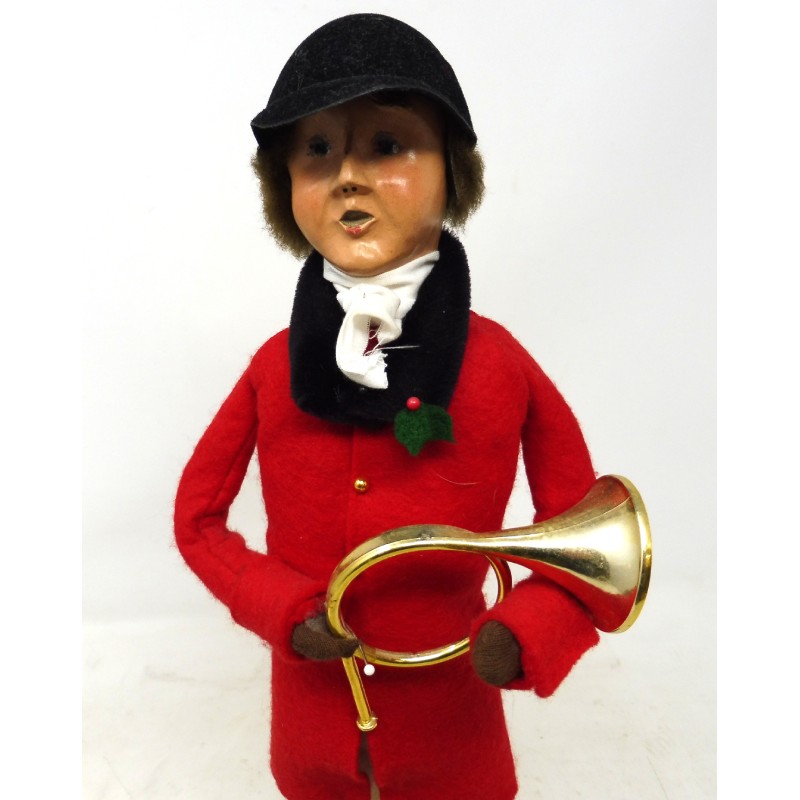 Figurine de collection Byers' Choice - Chasseur victorien "The Carolers"